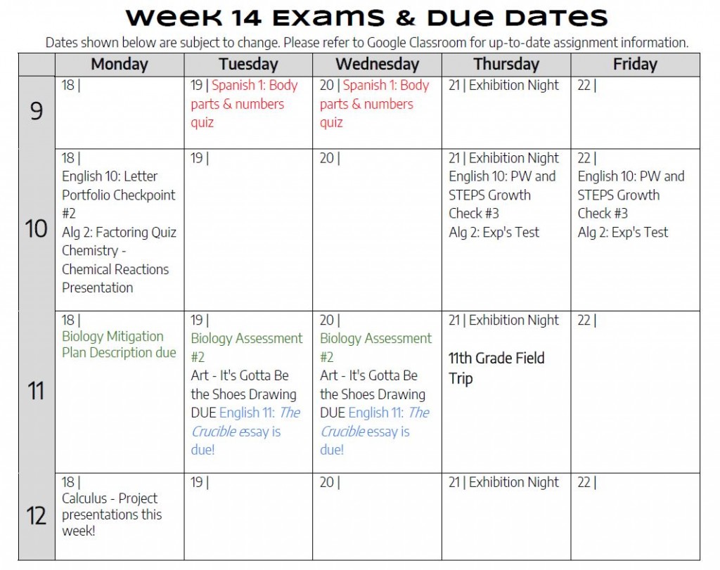DVS Week 14 Schedule Due Dates Da Vinci Science dvs-week-14-schedule-due-dates-da-vinci-science
